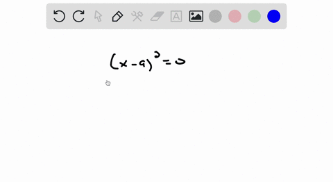 SOLVED:The number 9 is a double solution of the following equation. Why ...
