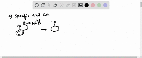 SOLVED:a. Draw the mechanism for the following reaction if it involves ...