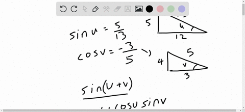 SOLVED:In Exercises 35-38 , find the exact value of the trigonometric function given that sinu ...