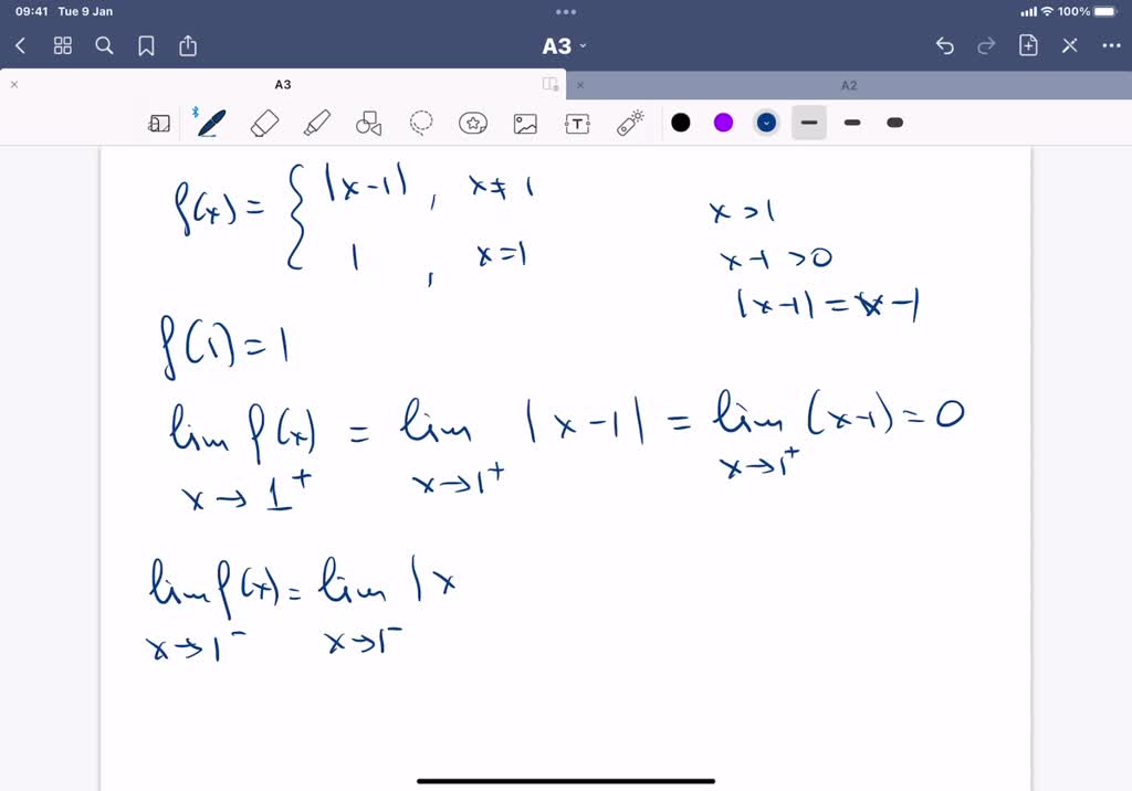SOLVED:Construct your own f(x) with these discontinuities at x=1 ...