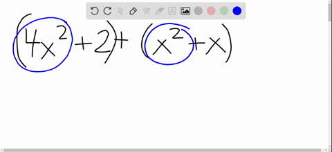 SOLVED:Do you prefer adding two polynomials using the horizontal method ...
