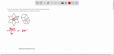⏩SOLVED:Here are two patterns made using identical rhombuses.… | Numerade