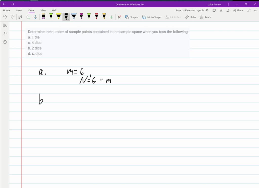 SOLVED:Determine the number of sample points contained in the sample ...