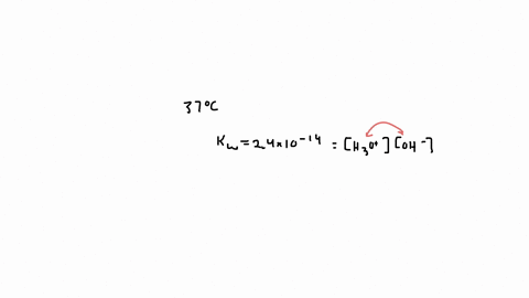 SOLVED:Like all equilibrium constants, the value of Kw depends on ...