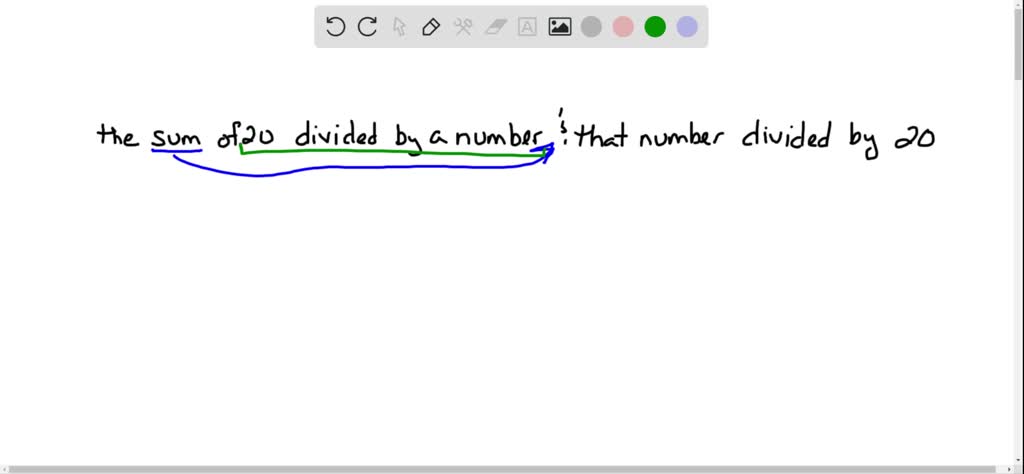 SOLVED:Write each English phrase as an algebraic expression. Let the variable x represent the ...