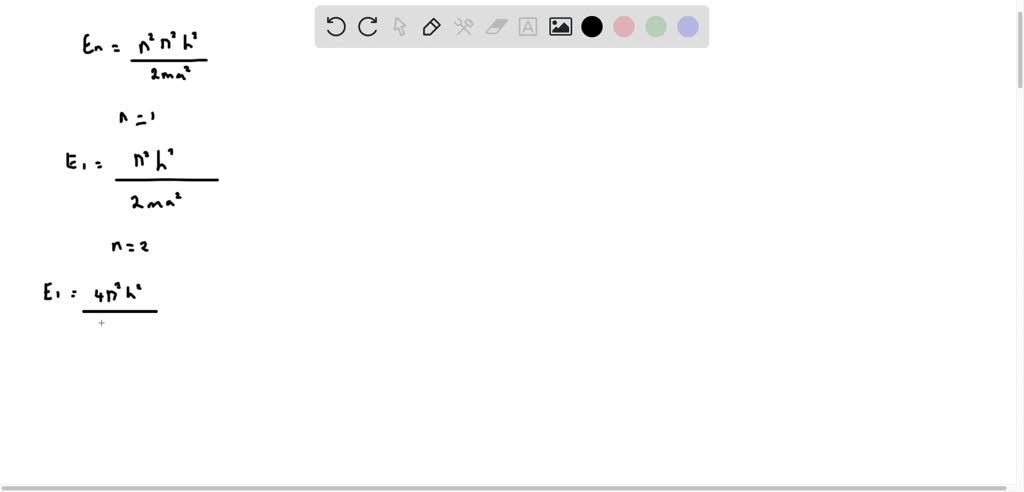 SOLVED:Consider the quantum-mechanical system consisting of a particle ...