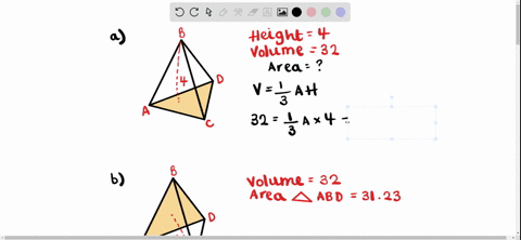 SOLVED:A tetrahedron (not rectangular) has vertices at A, B, C, and D ...