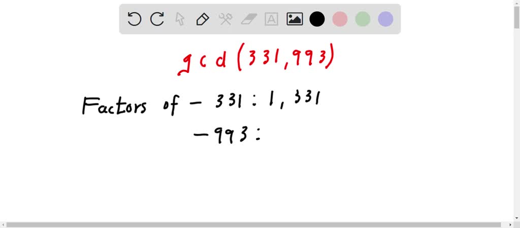 Solved Determine The Greatest Common Divisor And The Least Common Multiple For Each Pair Of