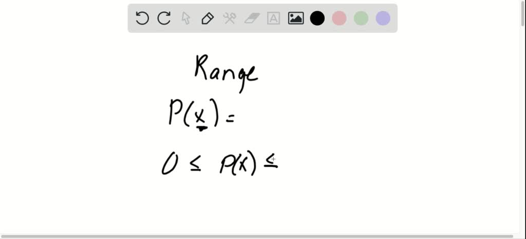 What is the range of the values of the probability of an event? | Numerade