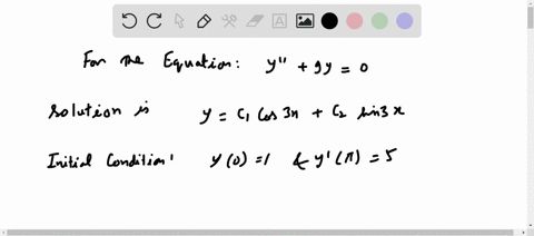 find a solution of the differential equation that satisfies the given ...