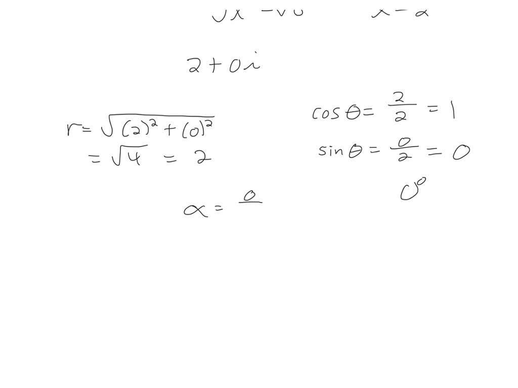 SOLVED:Find all complex number solutions of each equation. Write answers in trigonometric form ...