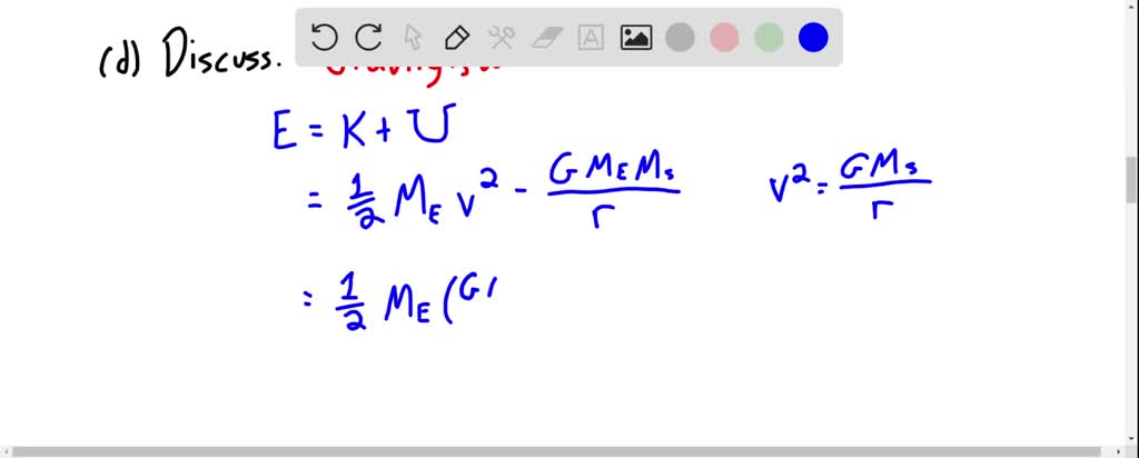 SOLVED: Consider the Earth-Sun system, which is bound by the ...