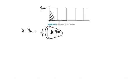 SOLVED:If the maximum voltage in the square wave shown in Figure 24-31 ...