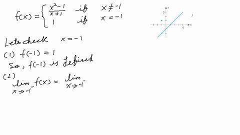 SOLVED:Determine the values of x, if any, at which each function is discontinuous. At each ...