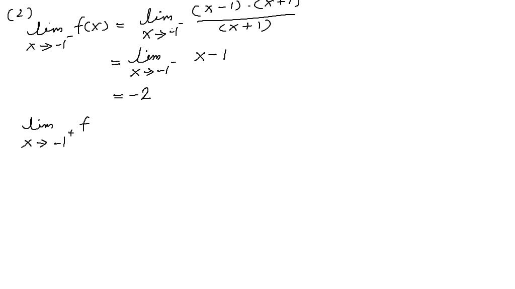 SOLVED:Determine the values of x, if any, at which each function is discontinuous. At each ...