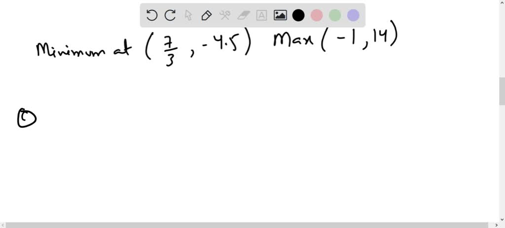 SOLVED:a) find the coordinates of any stationary points for the graph ...