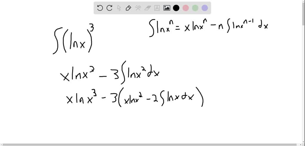 SOLVED:Use reduction formulas to evaluate the integrals. ∫(lnx)^3 d x