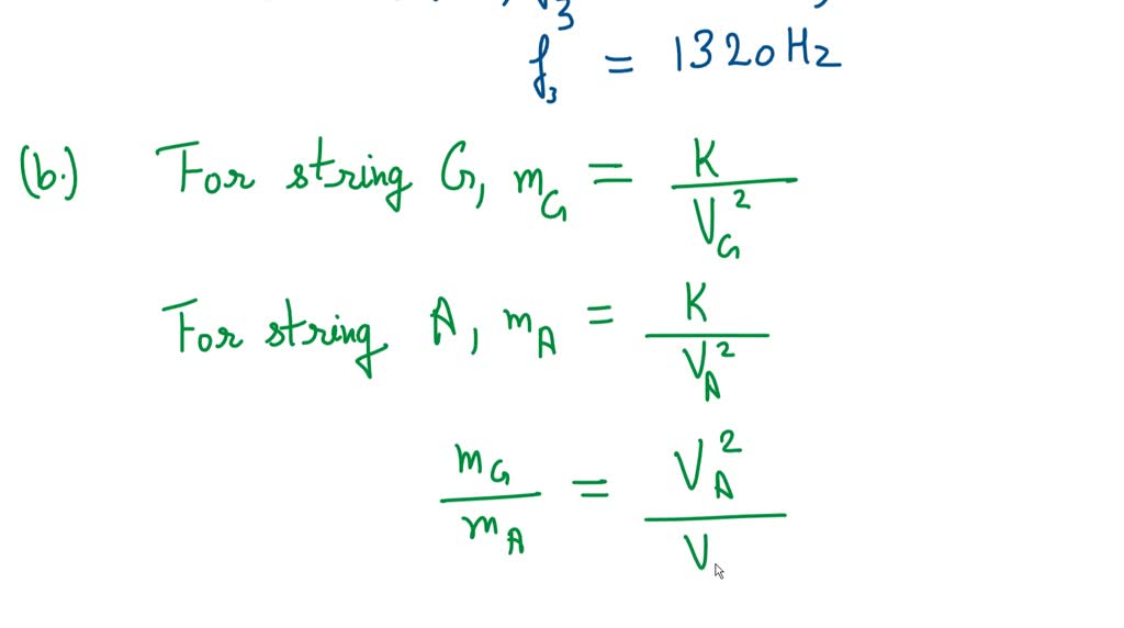 SOLVED:Two strings on a musical instrument are tuned to play at 392 Hz(G) and 440 Hz ( A) (a ...