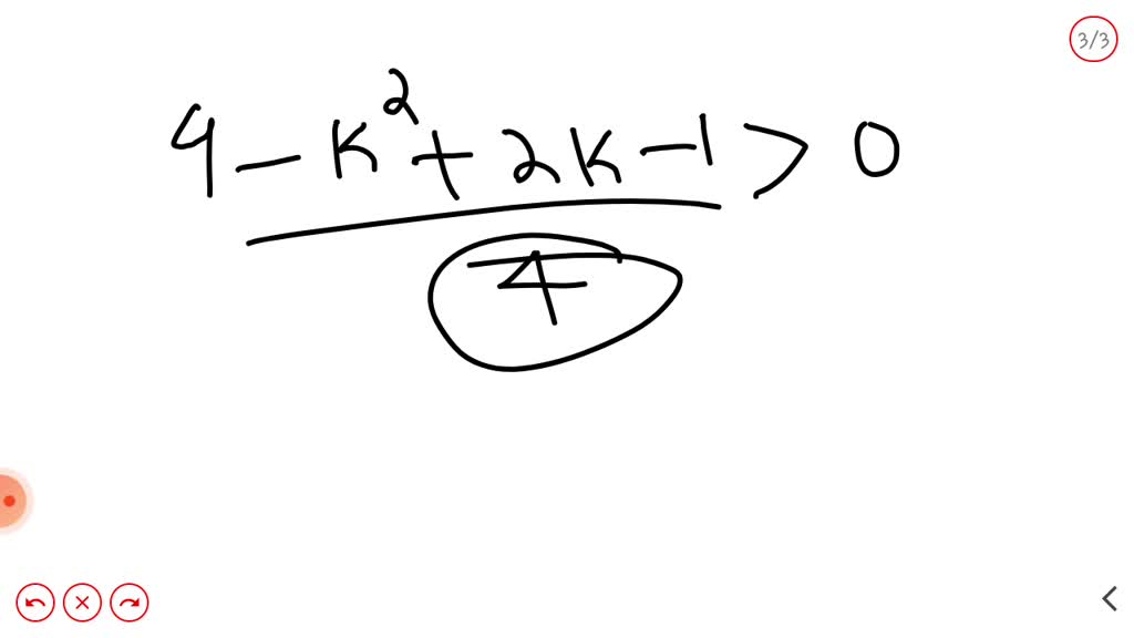 SOLVED the Entire Graphs Of The Equation Y x 2 k X x 9 Is Strictly