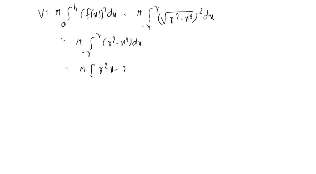 SOLVED:Verifying a Geometry Formula Use the slicing method to verify ...