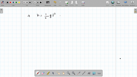 SOLVED:A steel ball is dropped from a diving platform (with an initial velocity of zero). Using ...