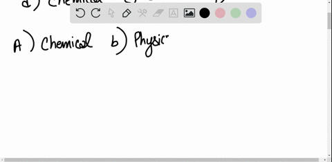 SOLVED:Which of the following are chemical properties, and which are ...