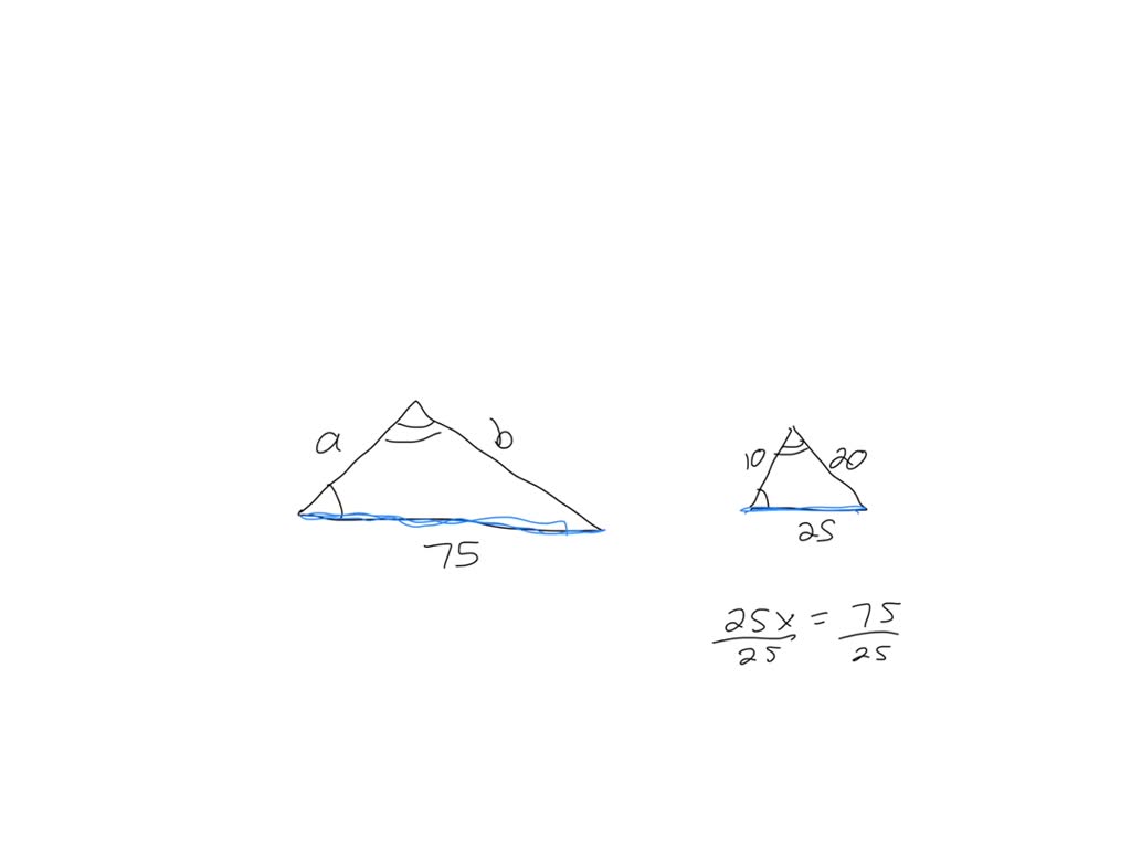 SOLVED:Given that the pairs of triangles are similar, find the unknown ...