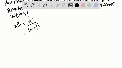 How many different initials can someone have if a person has at least ...