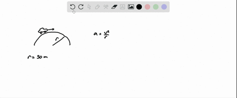 SOLVED:How fast would a car have to round a 50 -m-radius turn for its ...