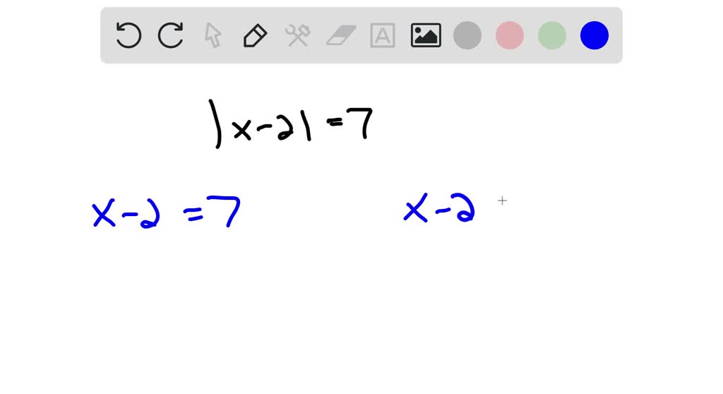 SOLVED:Solve each absolute value equation or indicate the equation has ... SOLVED:Solve each absolute value equation or indicate the equation has ...