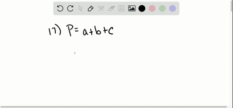 SOLVED:A formula is given along with the values of all but one of the variables. Find the value ...