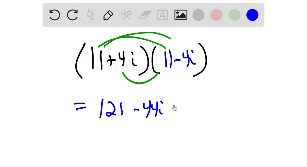 SOLVED:Identify the conjugate of each complex number, then multiply the ...