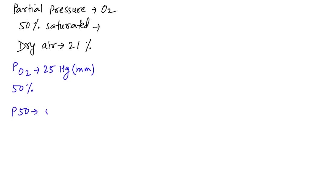 SOLVED:A measurement of the oxygen saturation of hemoglobin at a ...