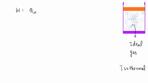 SOLVED: For the isothermal, reversible compression of an ideal gas ...