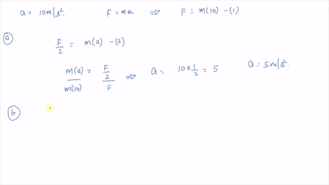 SOLVED:A constant force is applied to an object, causing the object to accelerate at 10 m / s^2 ...