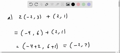 SOLVED: Find the canonical name for each vector. (a) the vector from (2 ...
