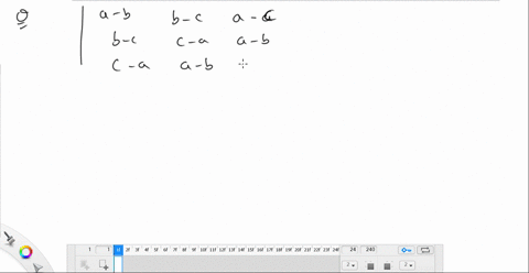 ⏩SOLVED:Using the property of determinants and without expanding in… | Numerade