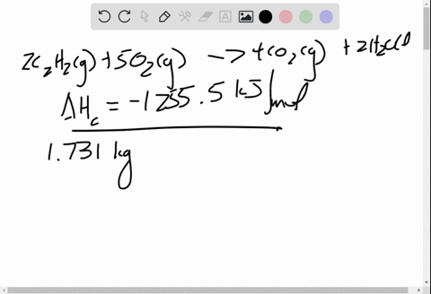 SOLVED:When a welder uses an acetylene torch, the combustion of ...