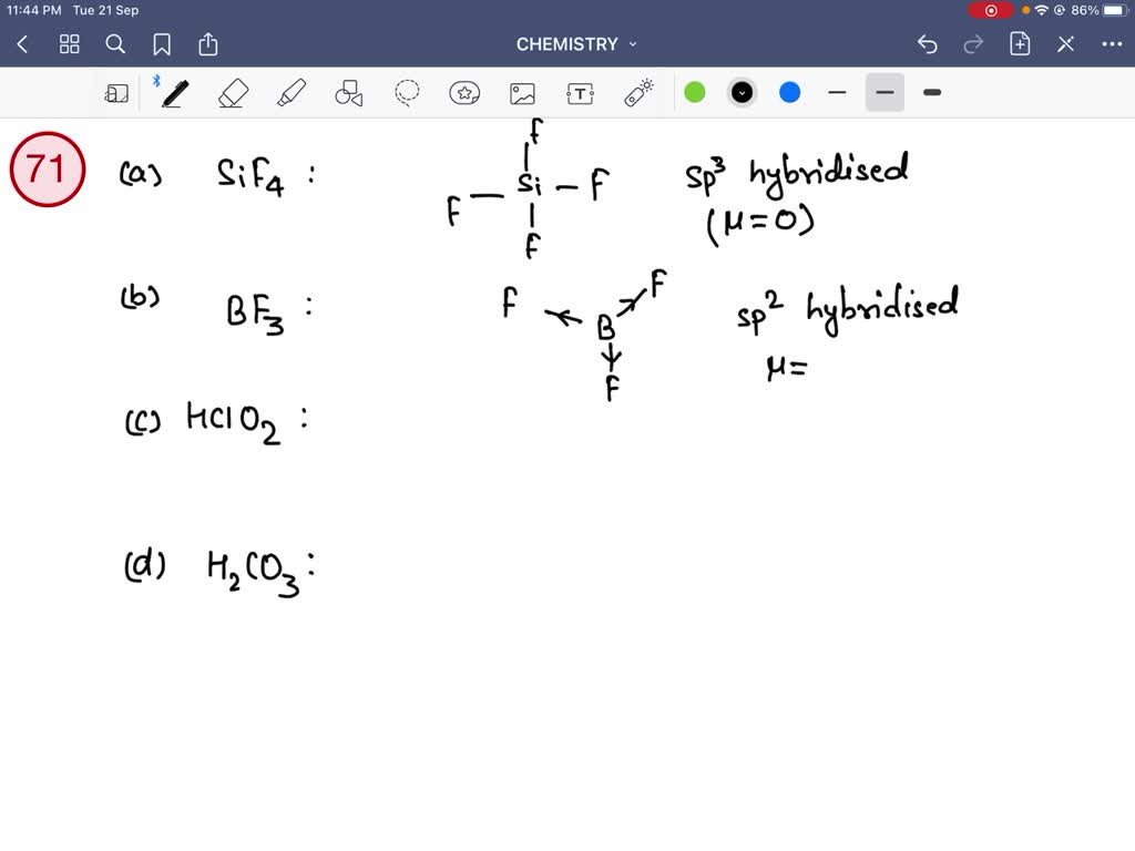 SOLVED:Among the following compounds, the one that is polar and has the ...