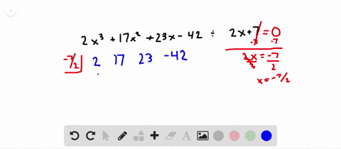 SOLVED:Given a polynomial and one of its factors, find the remaining ...