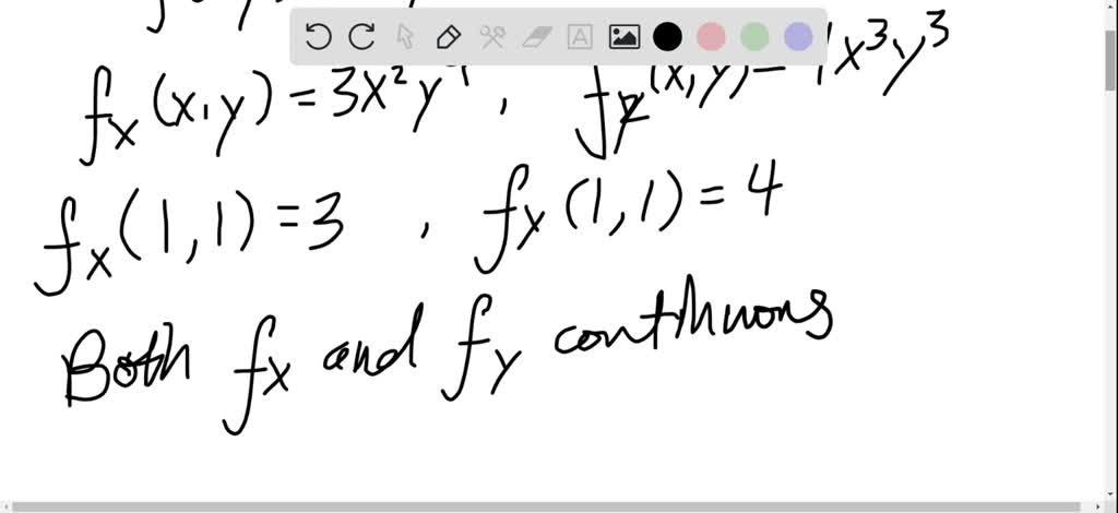 SOLVED:11-16 Explain why the function is differentiable at the given ...