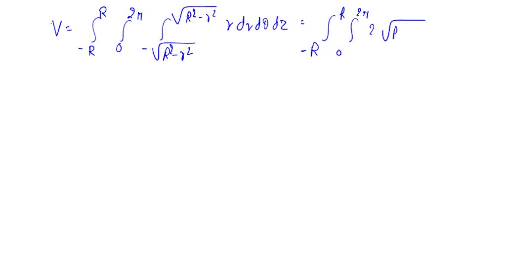 SOLVED:Introduce the change of variable defined by . x=r cosθsinϕ y=r sinθsinϕ z=r cosϕ } into ...