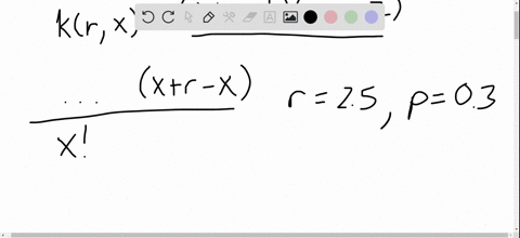 ⏩SOLVED:The generalized negative binomial pmf is given by n b(x ; r ...