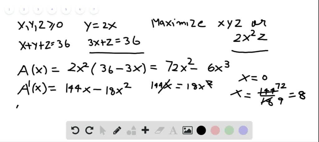 SOLVED:The sum of three nonnegative numbers is 36, and one of the numbers is twice one of the ...
