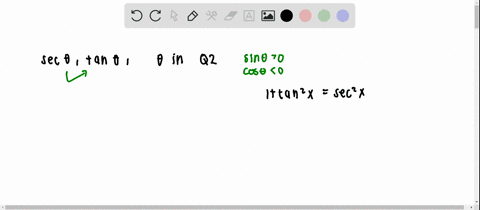 ⏩SOLVED:37–42 Write the first trigonometric function in terms of the… | Numerade