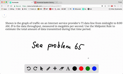 ⏩SOLVED:Shown is the graph of traffic on an Internet service… | Numerade
