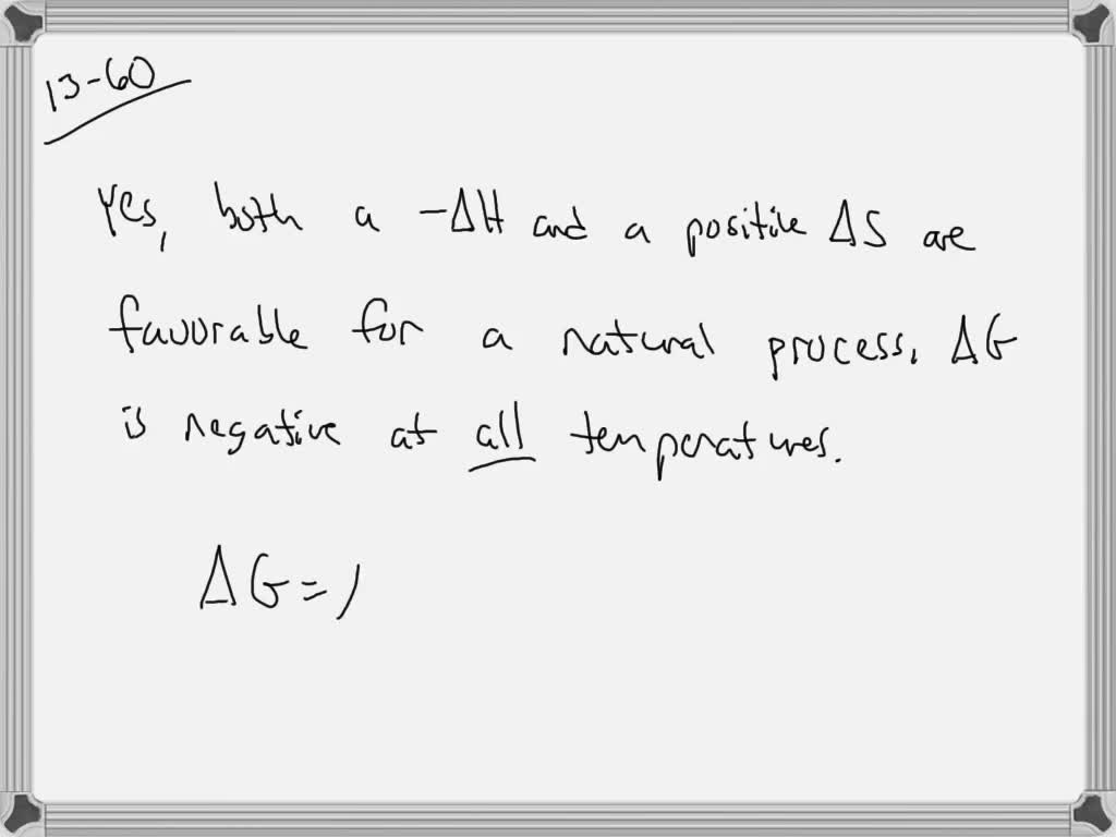 SOLVED:A calculation shows that a salt will have a negative ΔH and a ...