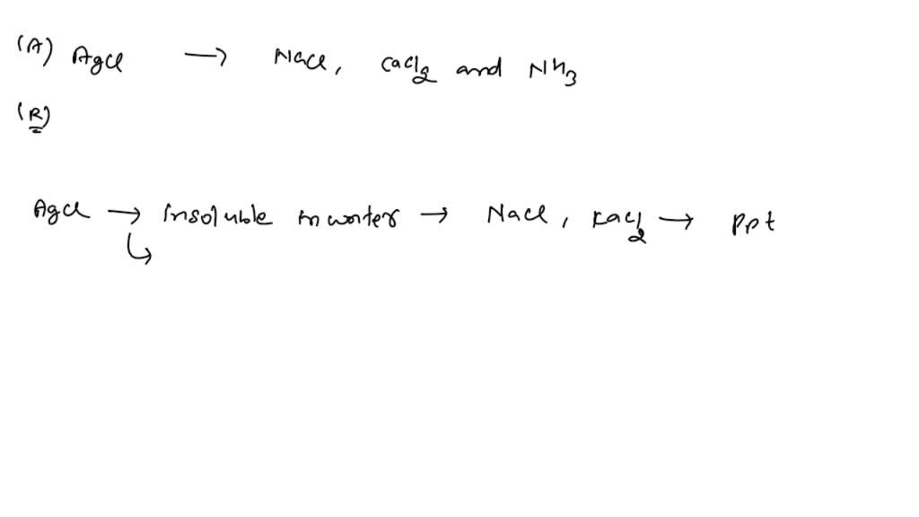SOLVED:(A): On dissolving AgCl in 0.1 M solution of NaCl, CaCl2 and NH3 ...