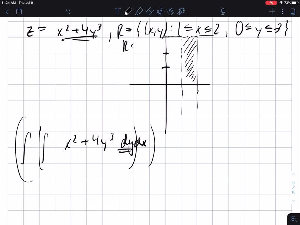 SOLVED:Find each double integral over the rectangular region R with the ...