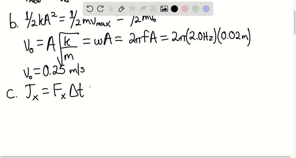SOLVED:A 200 g block attached to a horizontal spring is oscillating ...